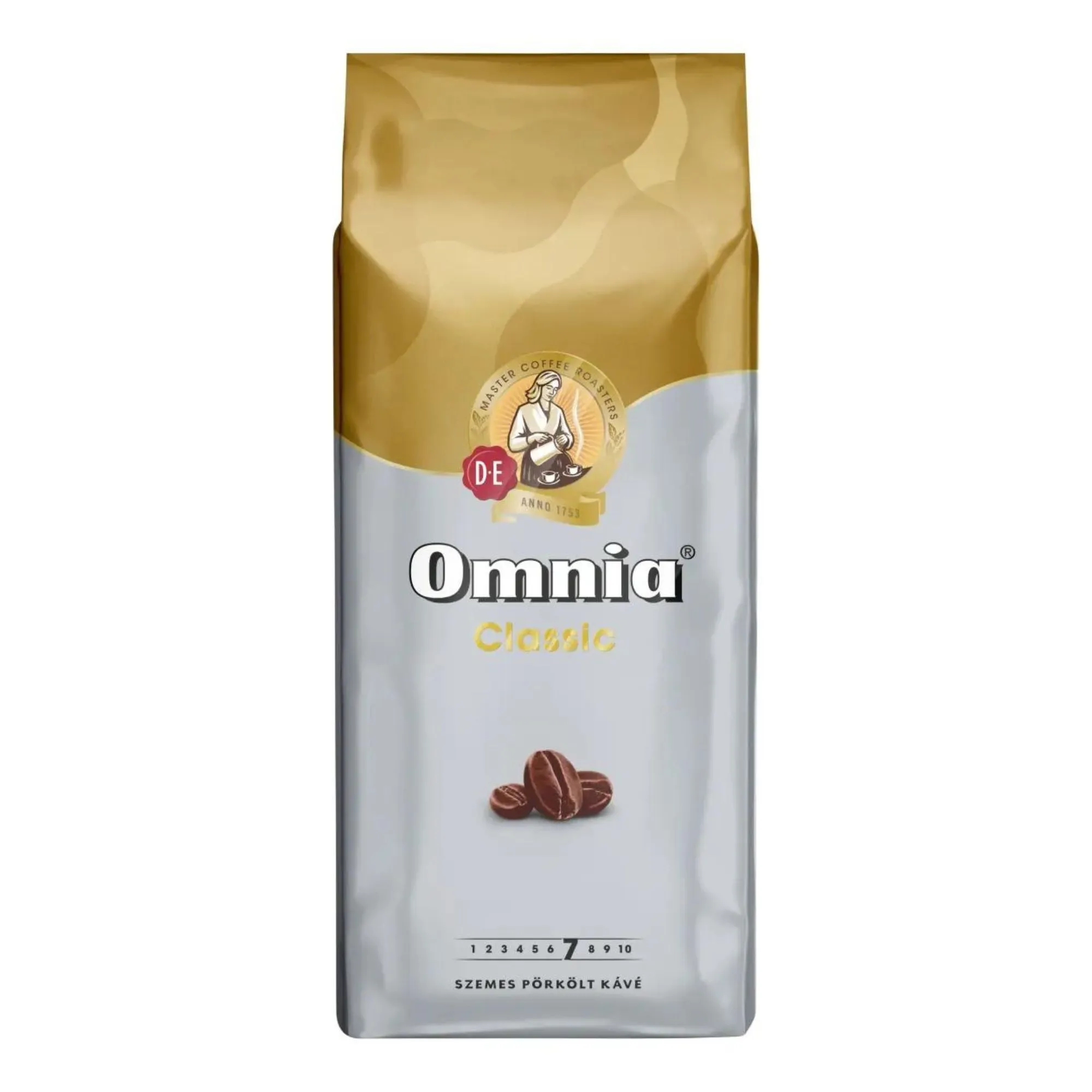 2x Hungarian Douwe Egberts Omnia Classic Premium Whole Bean Coffee 1kg ...
