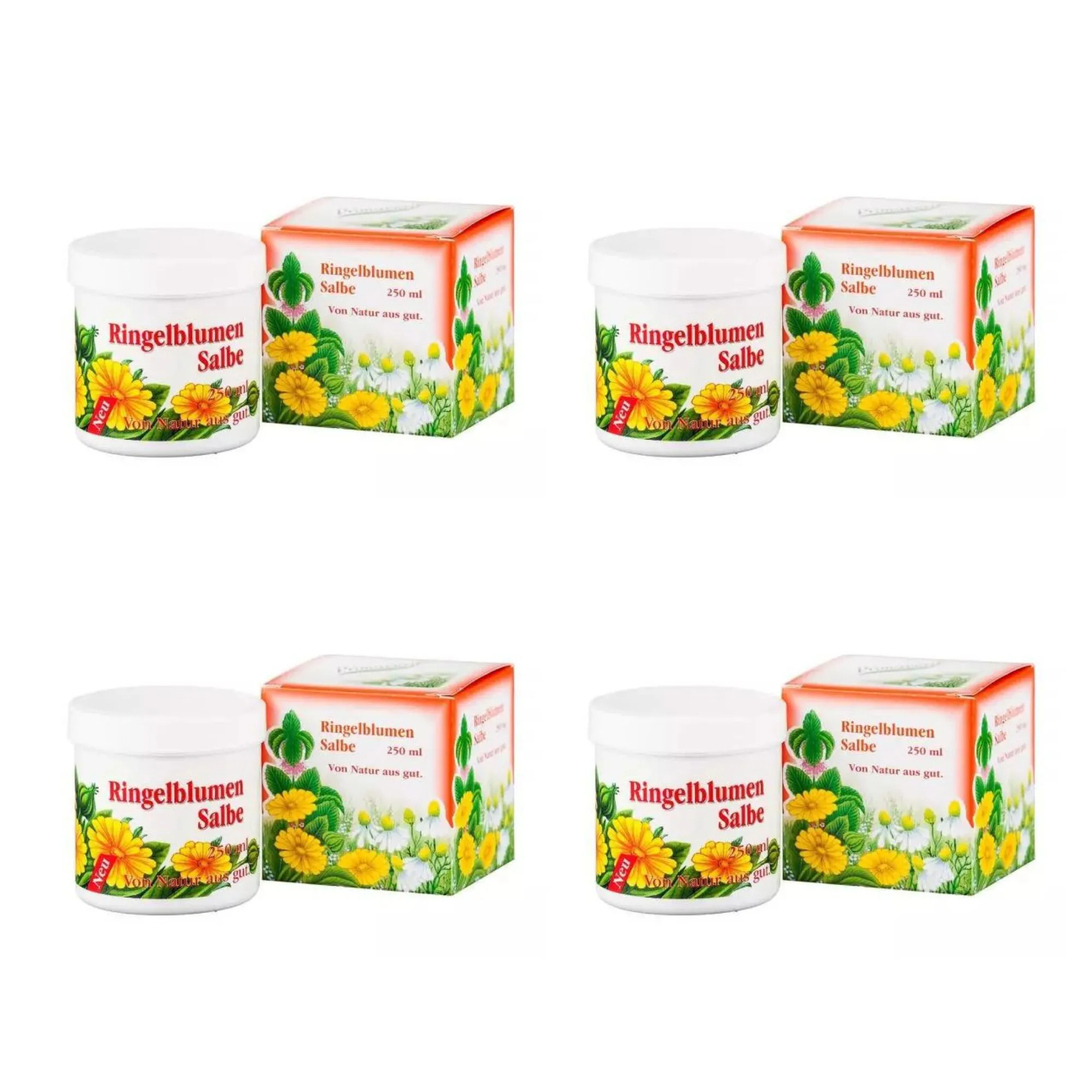 4x Primavera Marigold Cream 250ml / 8.45 fl oz - European Products Store