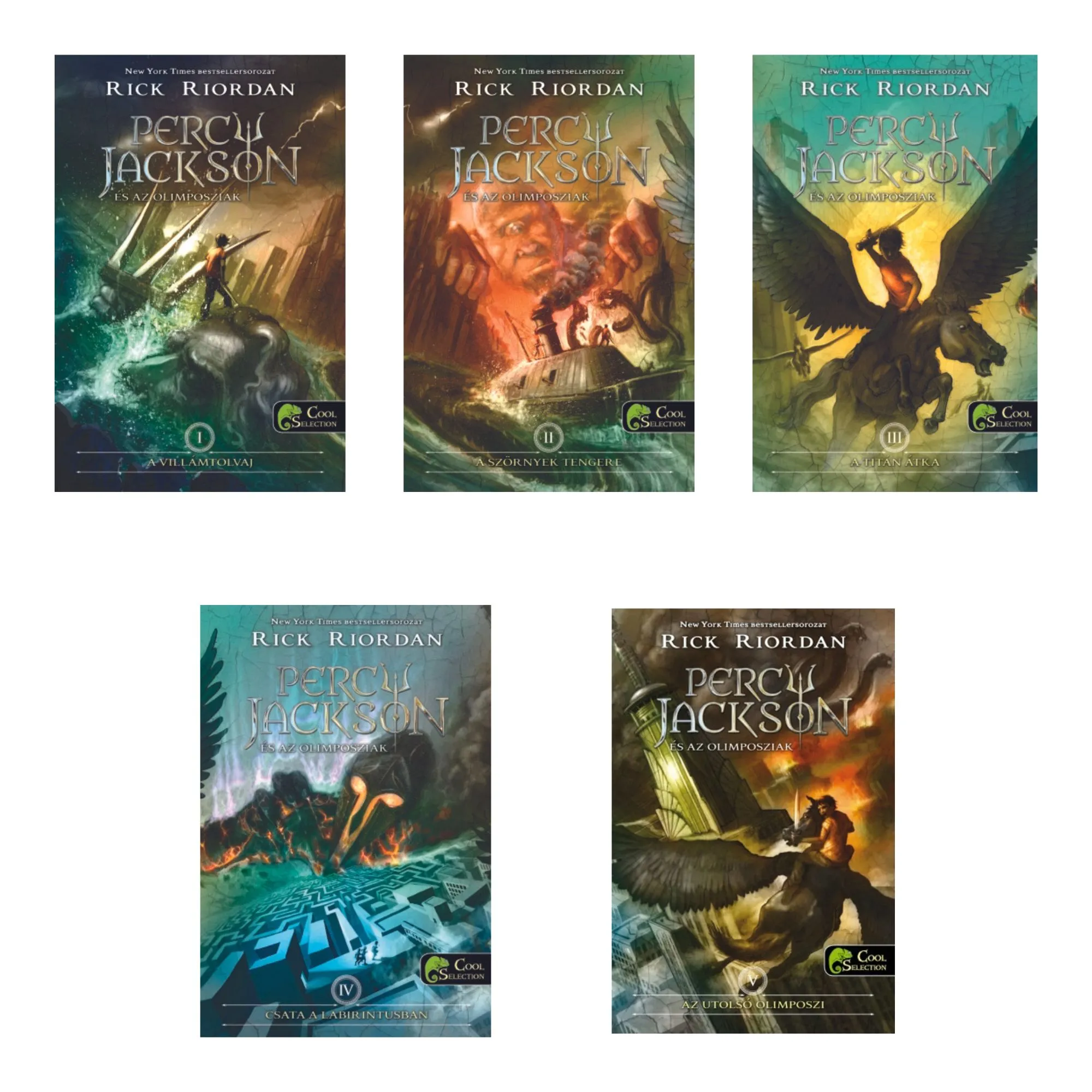 Percy Jackson and the Olympians - The Complete 5 Books Collection by ...